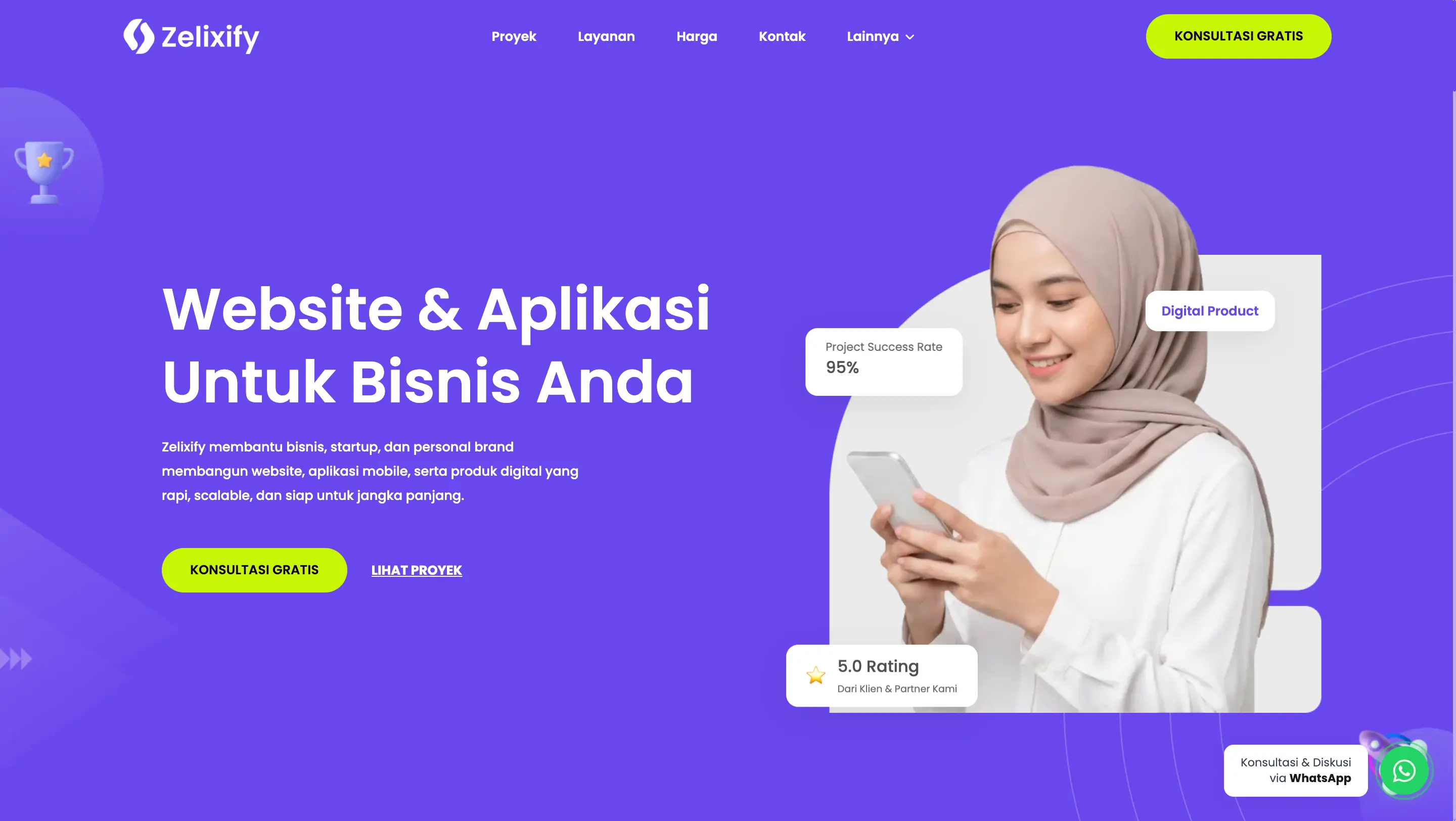 Zelixify – Jasa Pembuatan Website, Aplikasi & Produk Digital